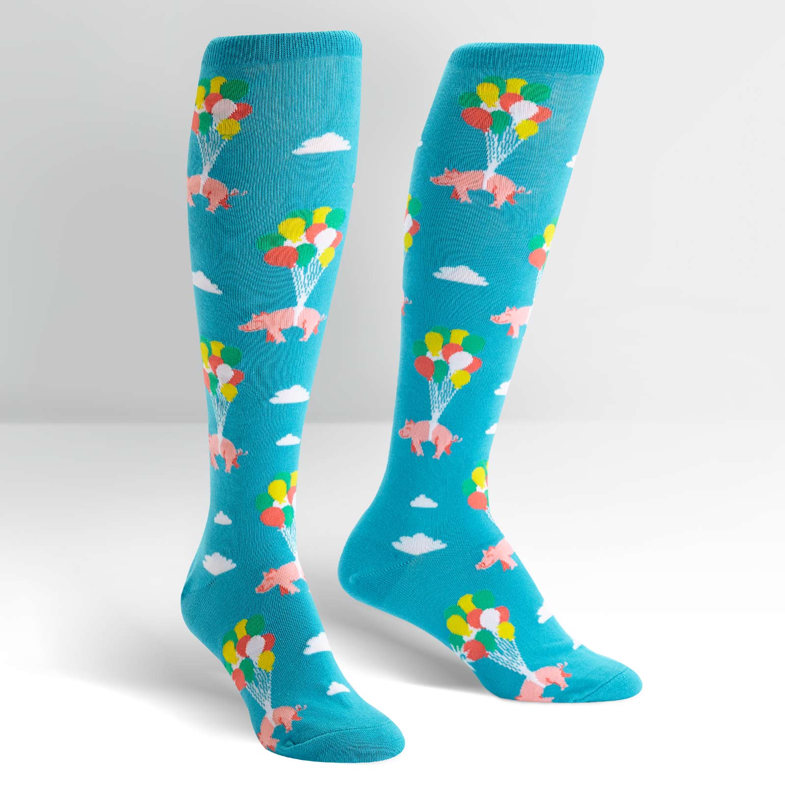 When Pigs Fly Women's Socks by Sock it To Me - Compassionate Closet